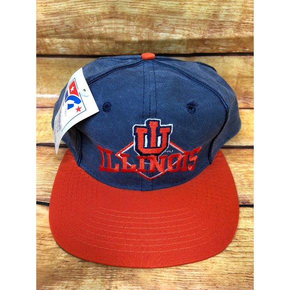 The Game | Accessories | Nwt Nos Vintage University Of Illinois Snapback Hat Cap The Game C ...